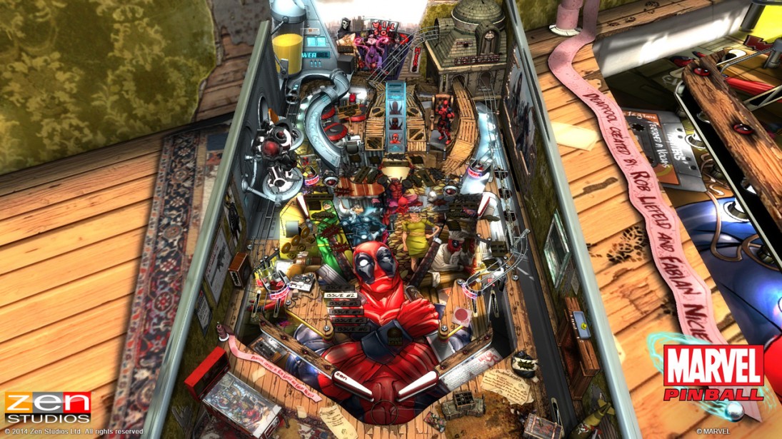 Review: Zen Pinball 2 - Deadpool - Geeks Under Grace