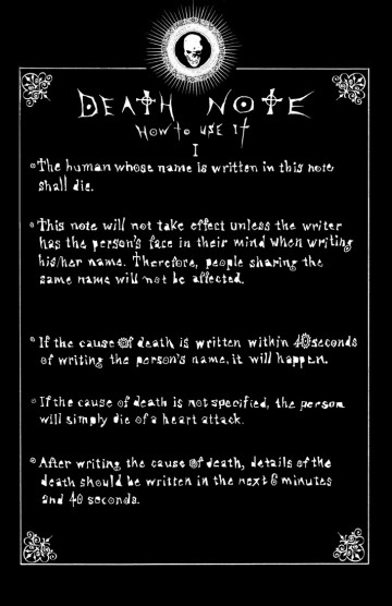 Review: Death Note Vol. 1 - Geeks Under Grace