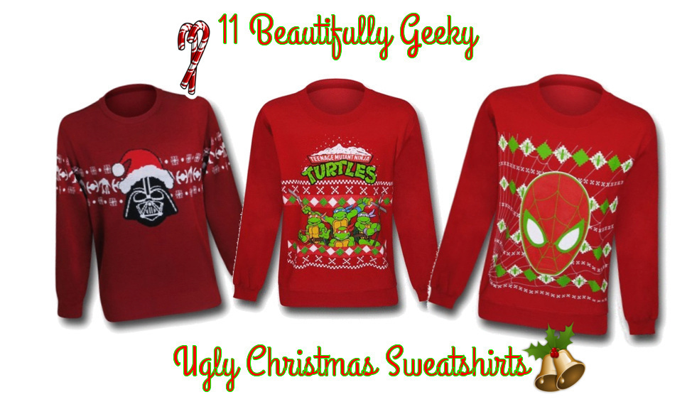 11 Beautifully Geeky Ugly Christmas Sweatshirts - Geeks Under Grace