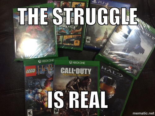 First World Problems and Gaming Excess - Geeks Under Grace