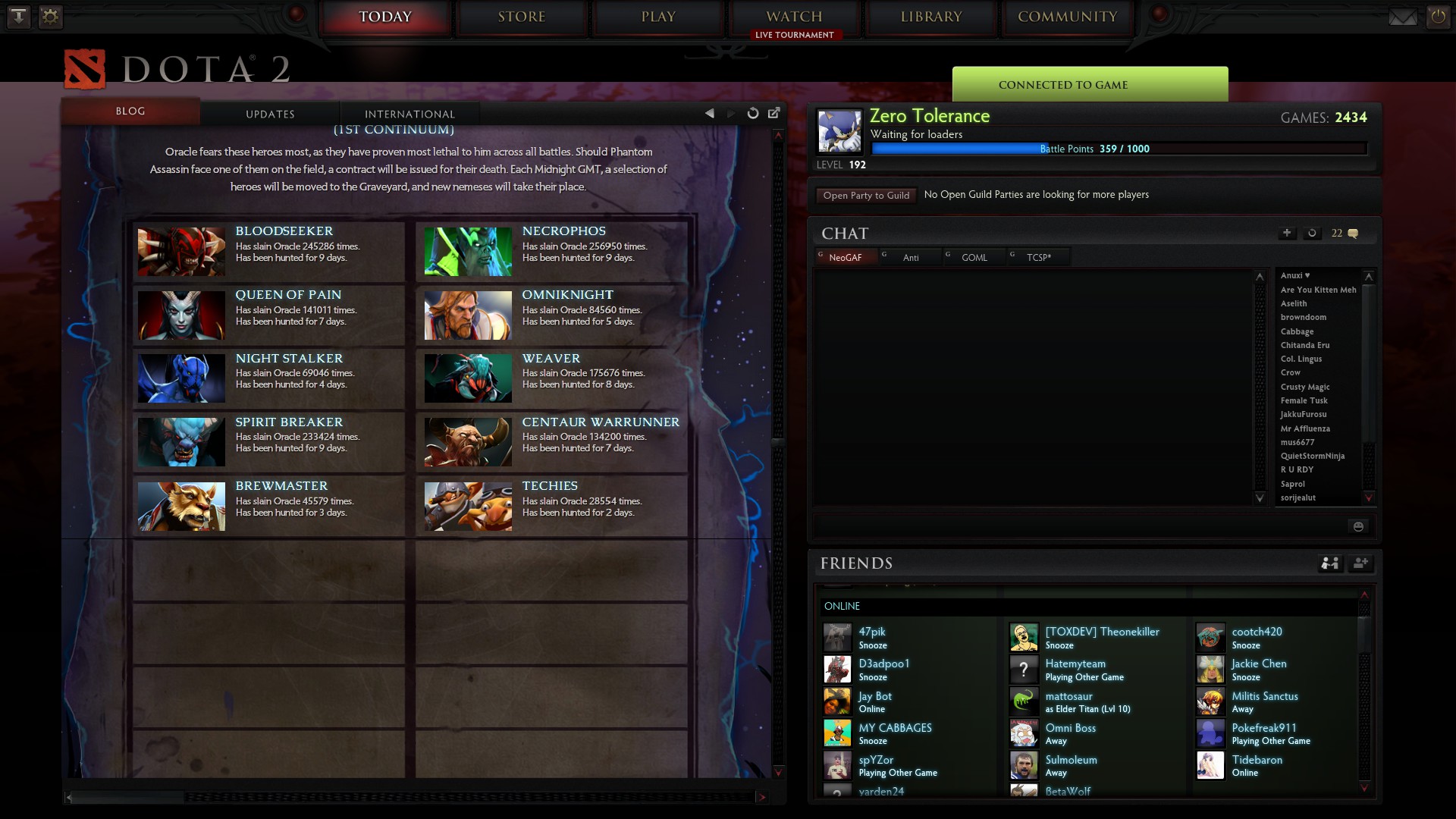 I Wish I Knew How to Quit [DotA 2]: Foreseer's Contract - Geeks Under Grace