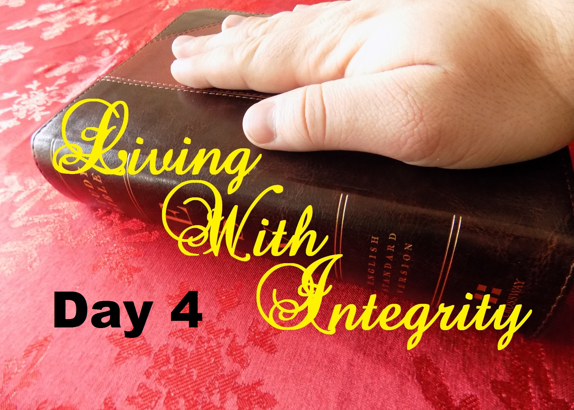 Living With Integrity – Day 4 - Geeks Under Grace
