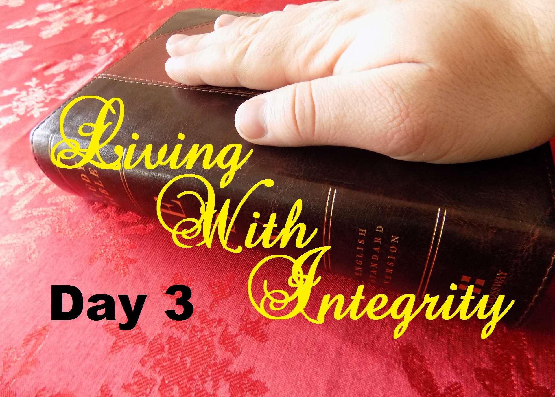 Living With Integrity – Day 3 - Geeks Under Grace