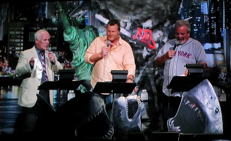 My First RiffTrax Live Event: Sharknado 2 - Geeks Under Grace