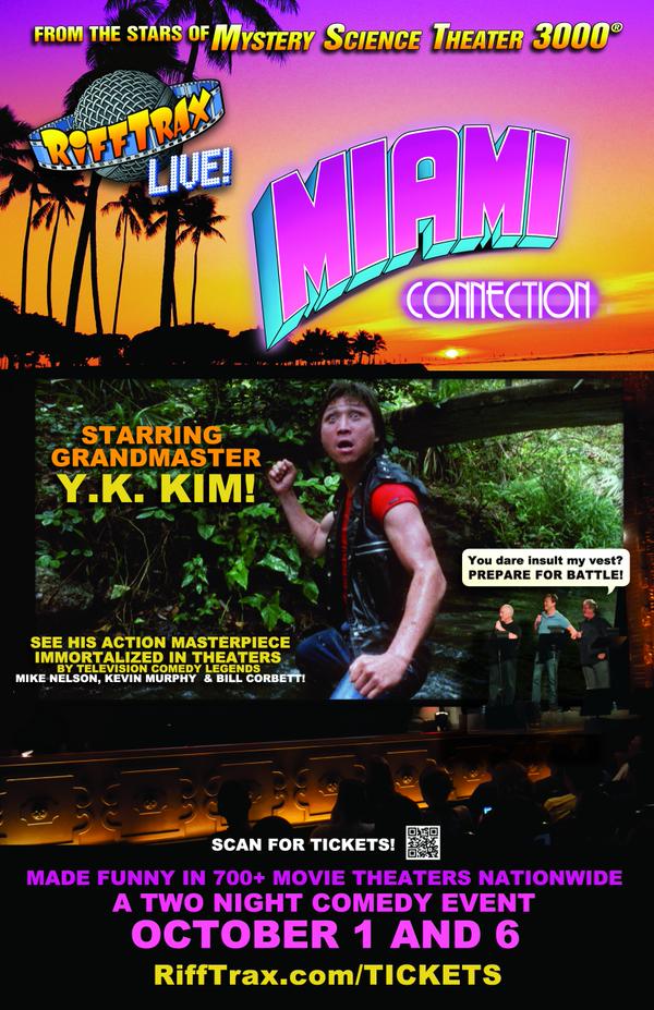 Review: Rifftrax Live!: Miami Connection - Geeks Under Grace