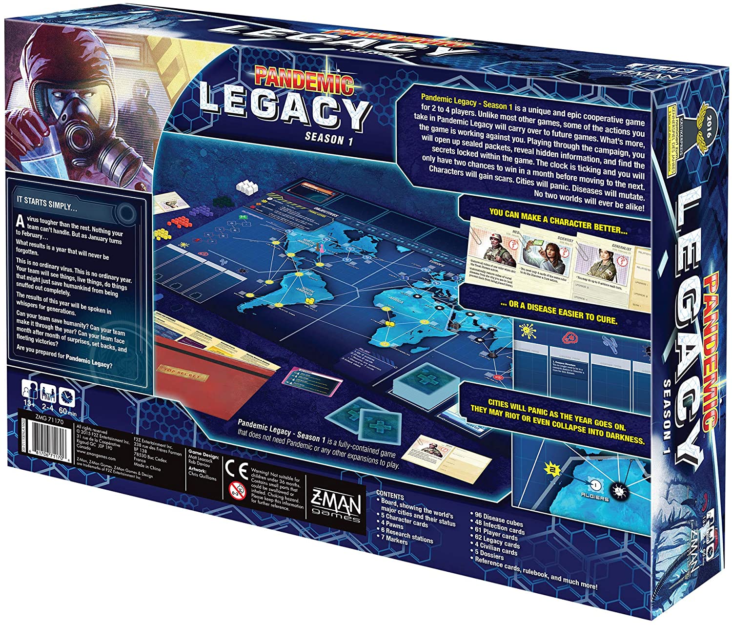 Review – Pandemic Legacy: Season 1 - Geeks Under Grace