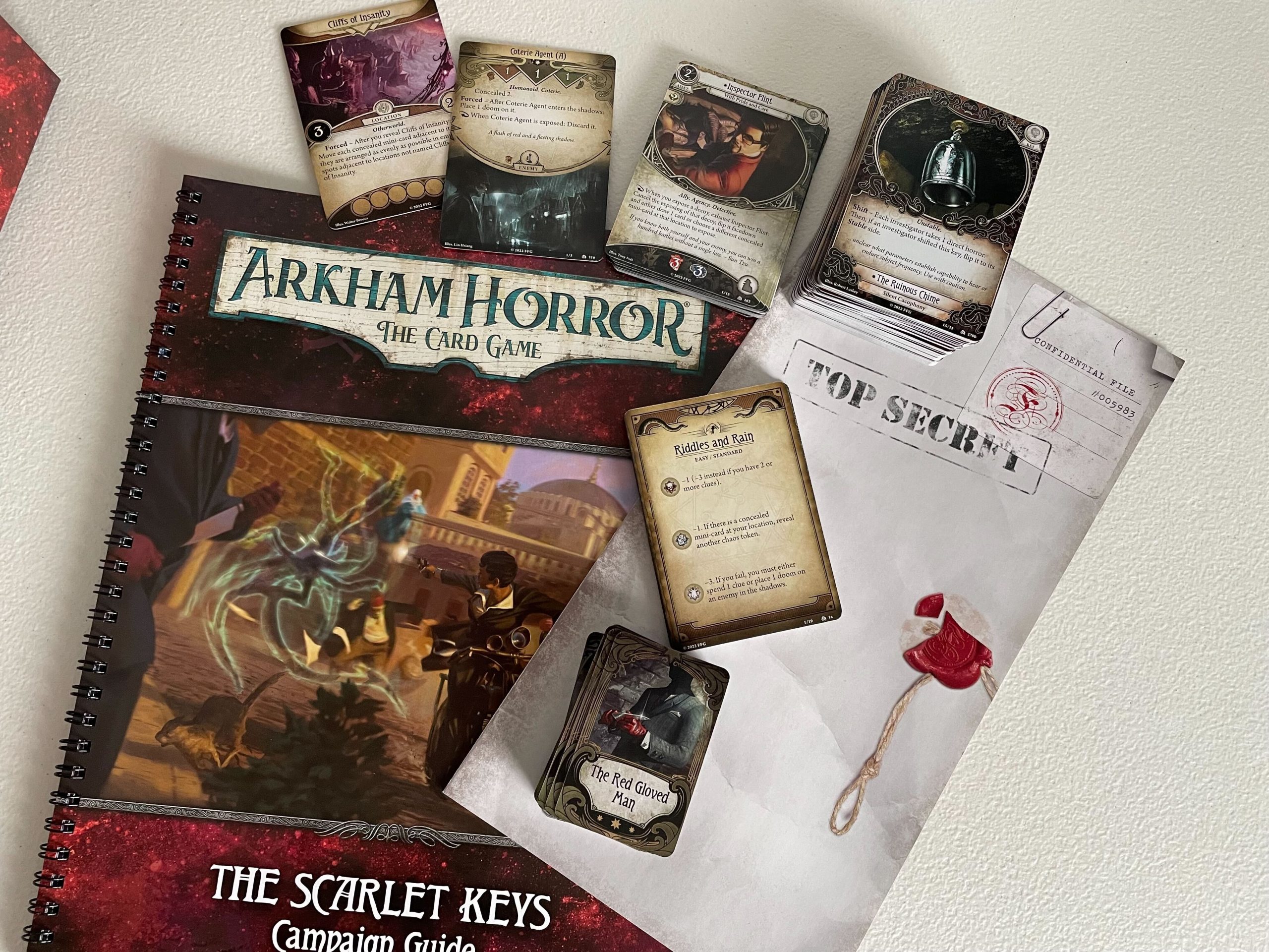 Review – Arkham Horror The Card Game: The Scarlet Keys Campaign - Geeks ...