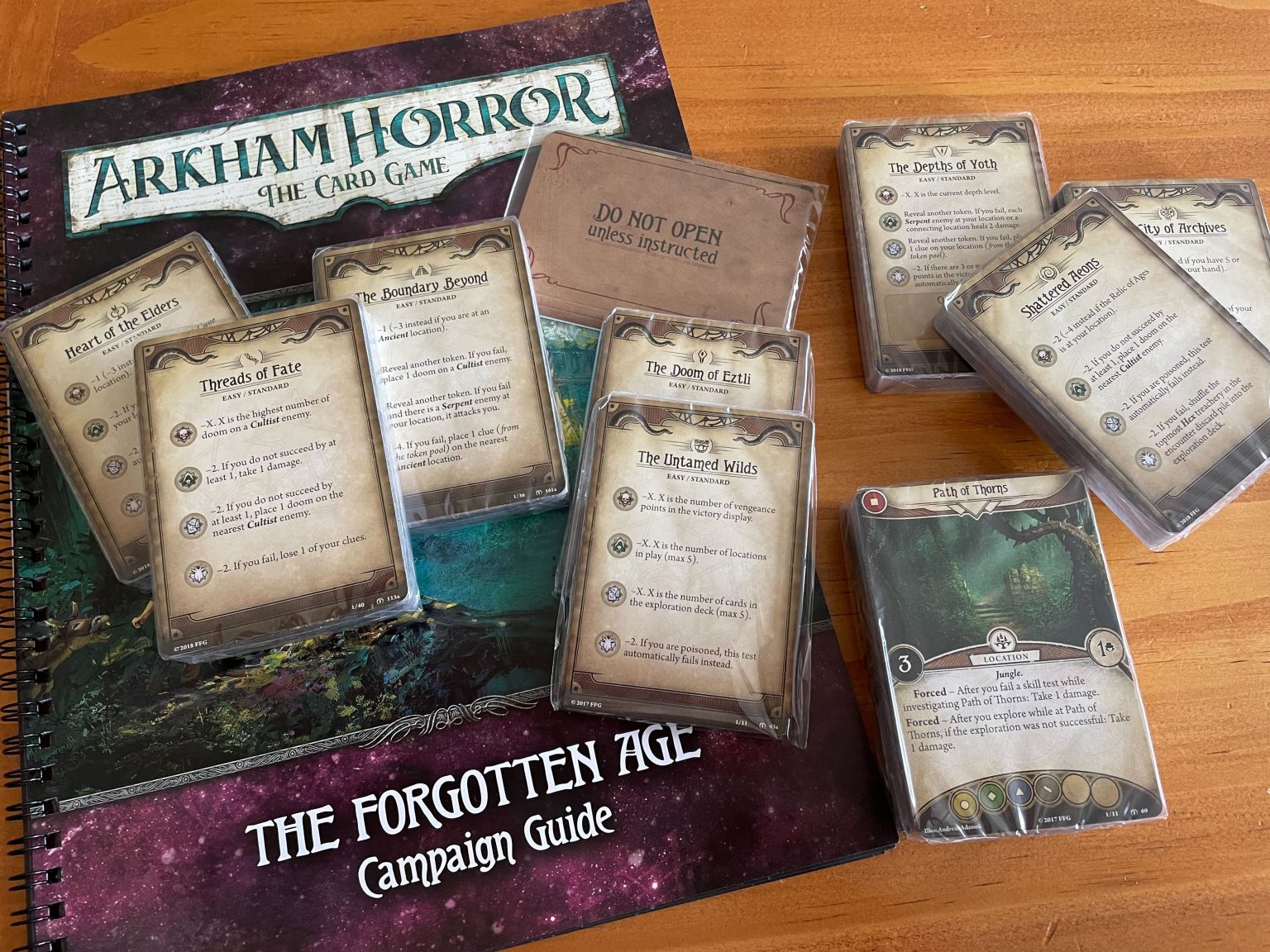 Review – Arkham Horror The Card Game: The Forgotten Age Campaign ...