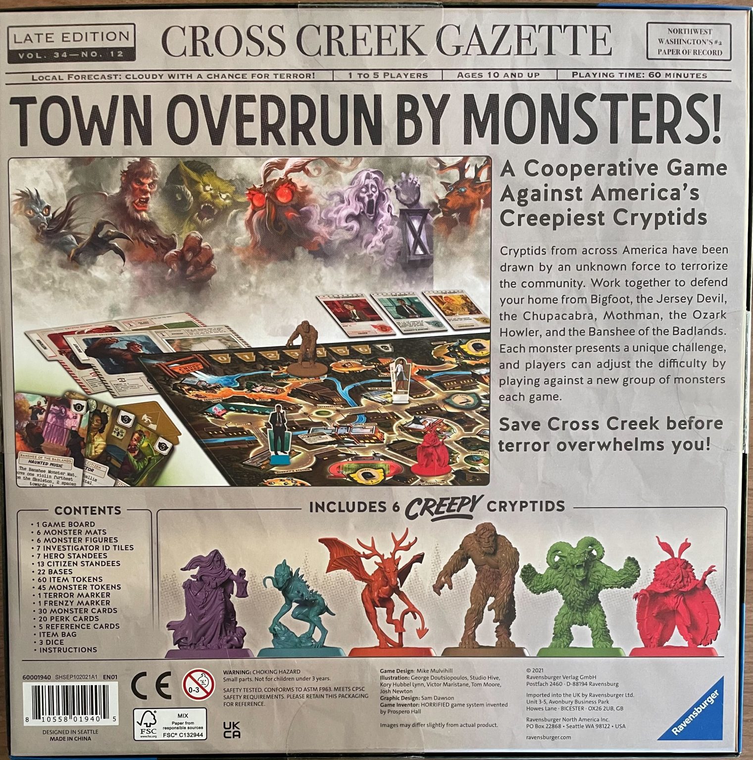 Review – Horrified: American Monsters - Geeks Under Grace