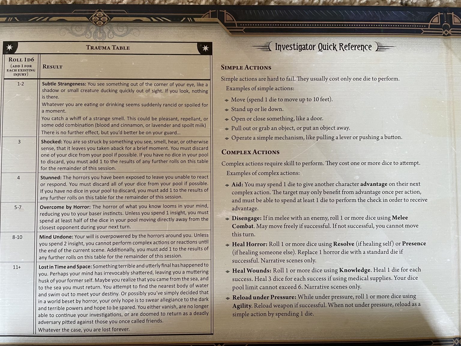 Review – Arkham Horror RPG Starter Set - The Hungering Abyss - Geeks ...